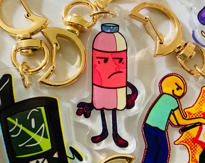 Bryce HFJONE - Acrylic / Holographic Keychain - Object Show - Etsy