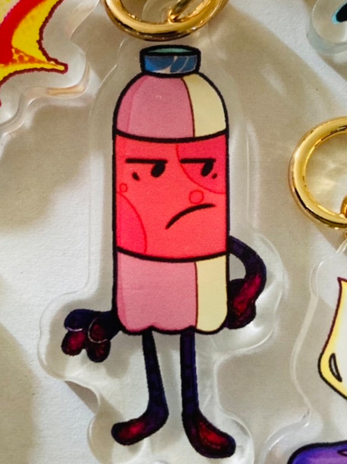 Bryce HFJONE - Acrylic / Holographic Keychain - Object Show - Etsy