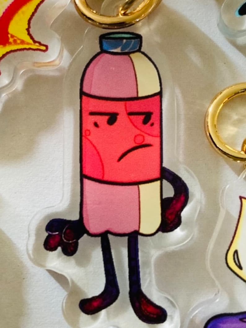 Bryce HFJONE Acrylic / Holographic Keychain Object Show - Etsy