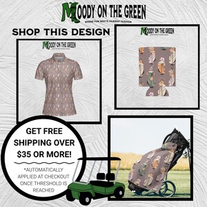 Floral Golf Bag Sweatshirt for Golfers Gifts for Her, Ladies Golf Shirt ...
