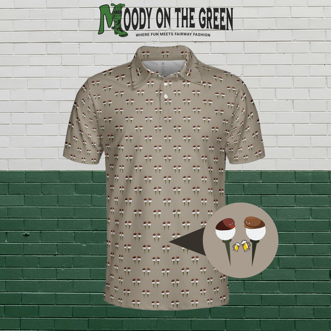 Funny Golf Polo Gift for Guy Best Friend, Mulligan Mates Printed ...