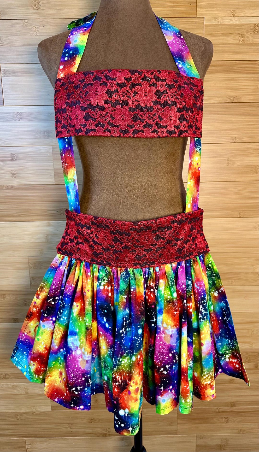 Versatile Erotic Apron - "red Dwarf" - With Removable Bib for Kinky ...