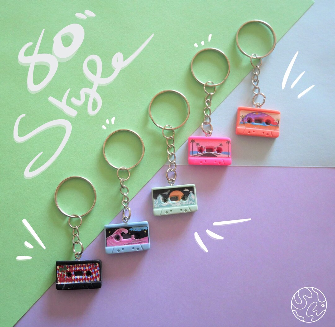 Vintage Audio Cassette Keychain • Original & Fun • Gift Idea > Birthday ...