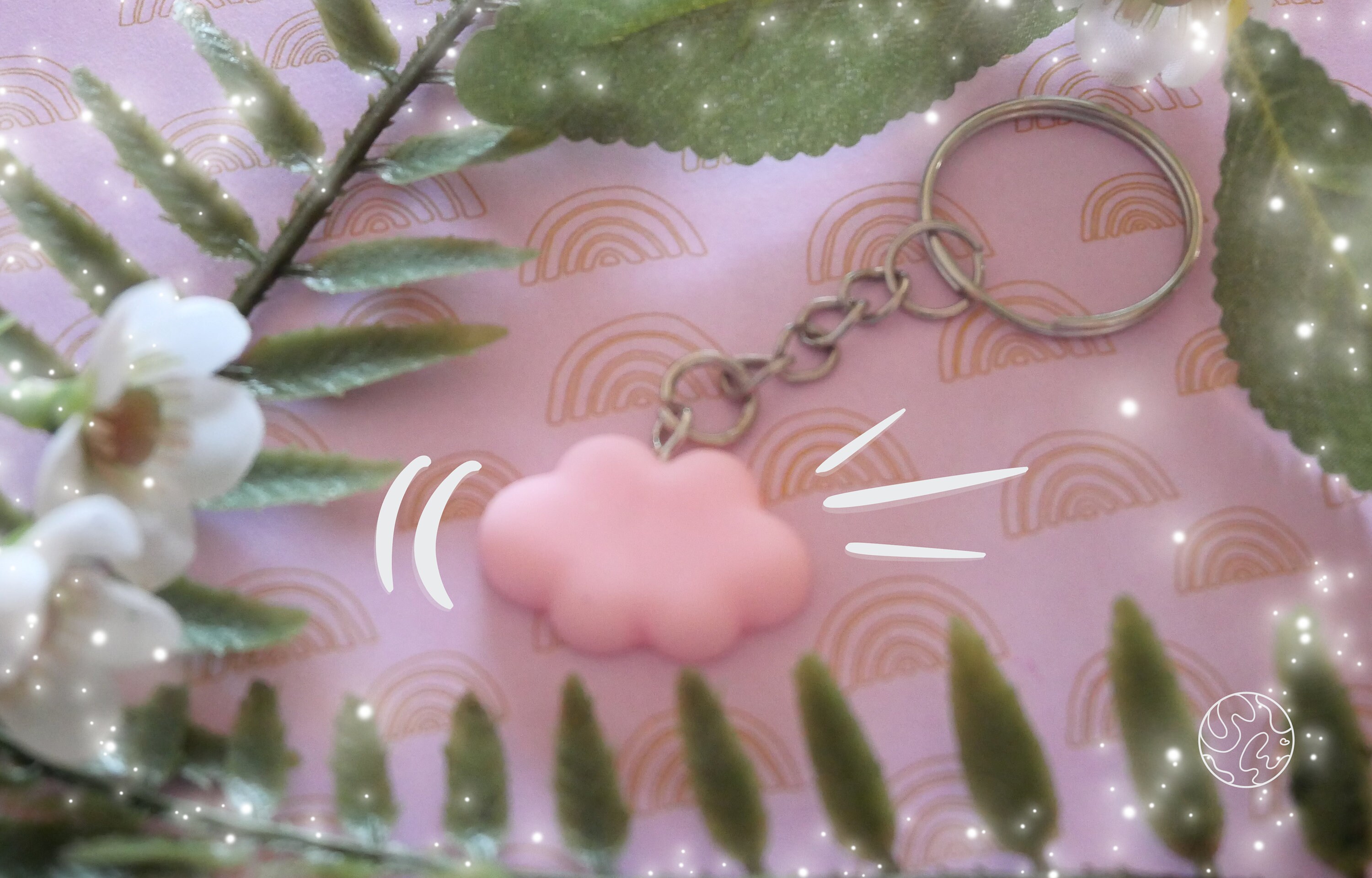 Soft Cloud Keychain • Original & Fun • Gift Idea > Birthday, Christmas ...