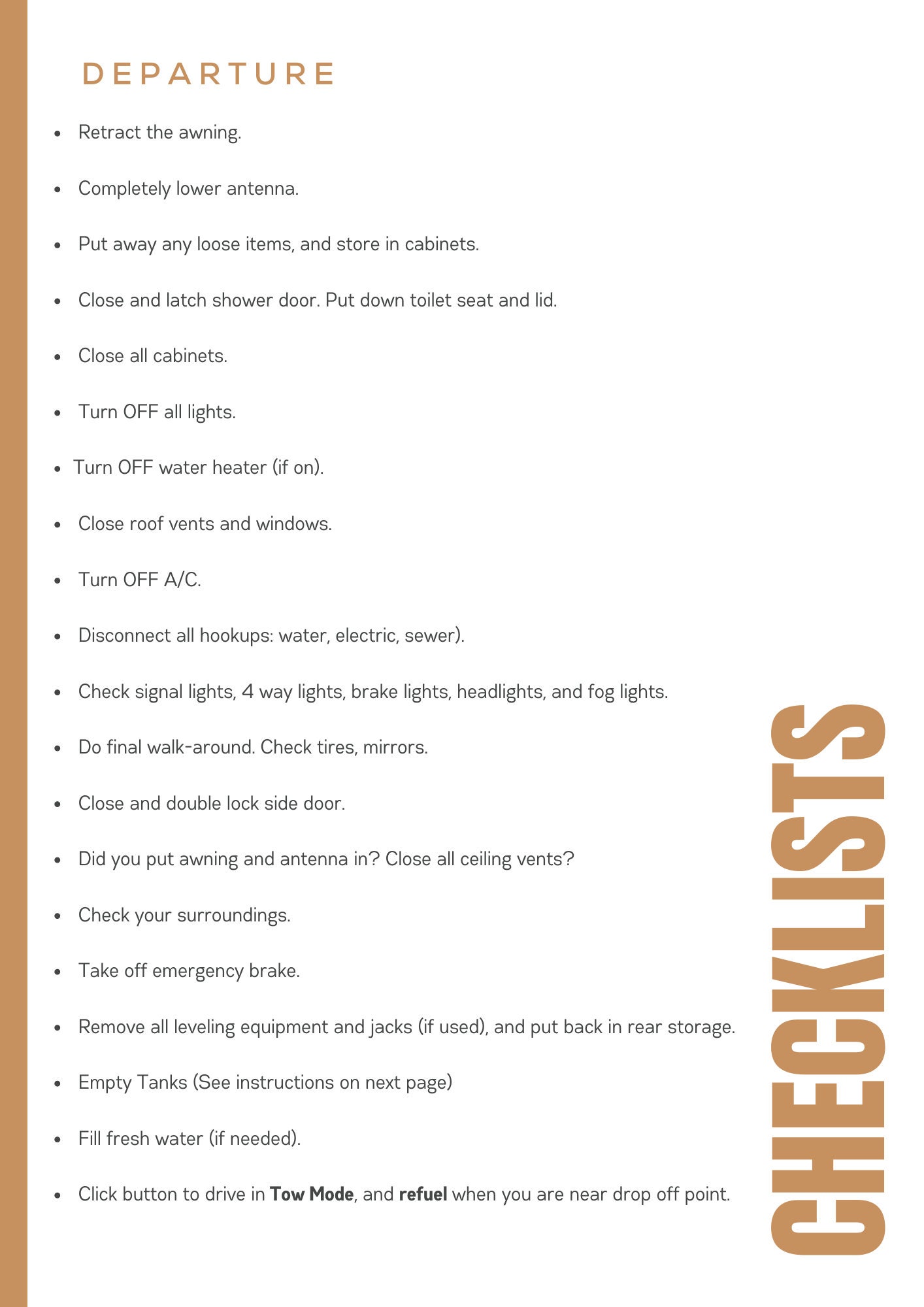 Editable and Downloadable RV Rental Welcome Booklet Perfect for ...