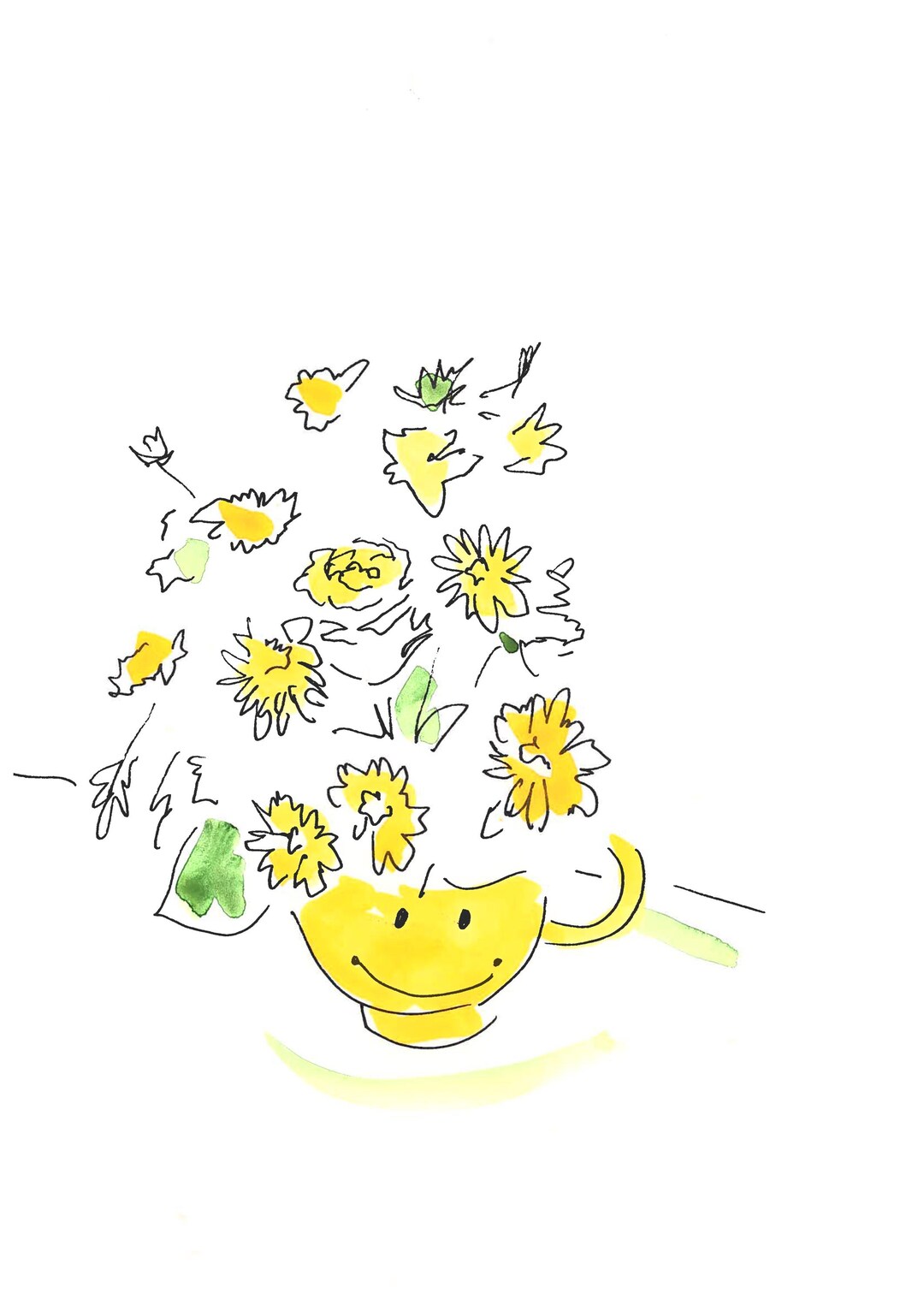 Watercolor Painting of Flowers, Birthdays, Mothers Day, Florist - Etsy