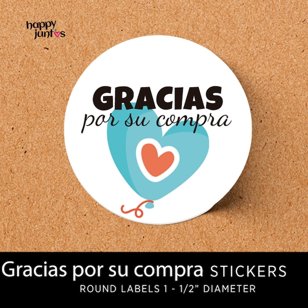 Gracias por tu compra stickers - Etsy España