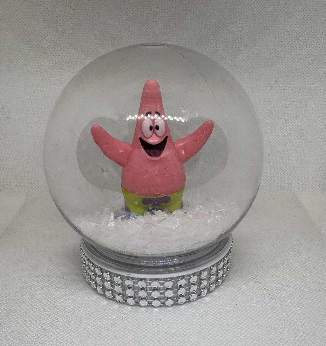 Patrick Star Fish- Children’s Snow Globe - Etsy