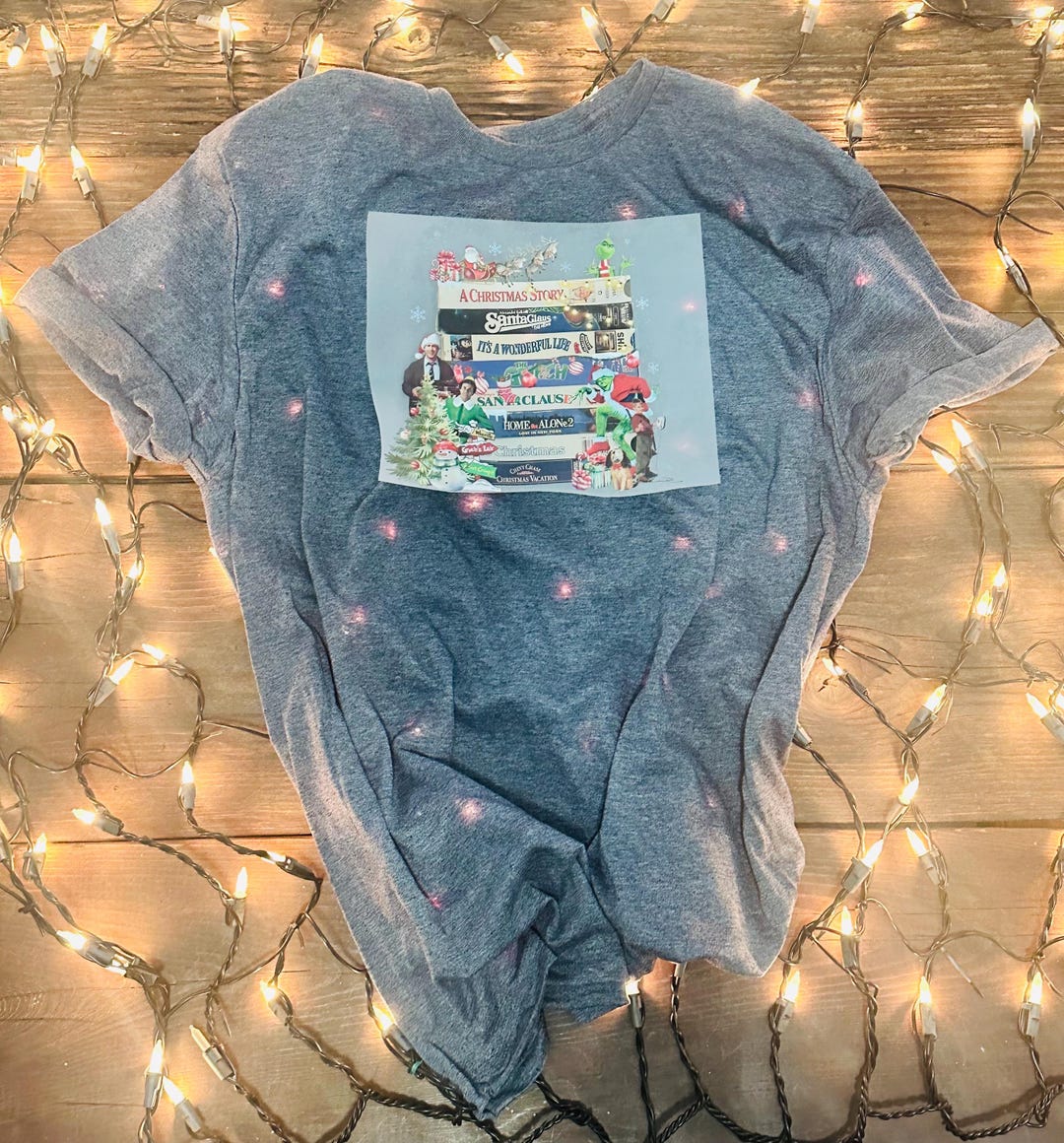 Next Level Christmas VHS Tee - Etsy