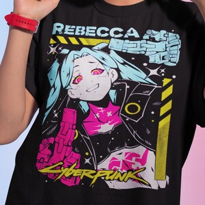 Edgerunners Rebecca Graffiti Unisex Graphic Shirt, Edge Runner Shirt ...