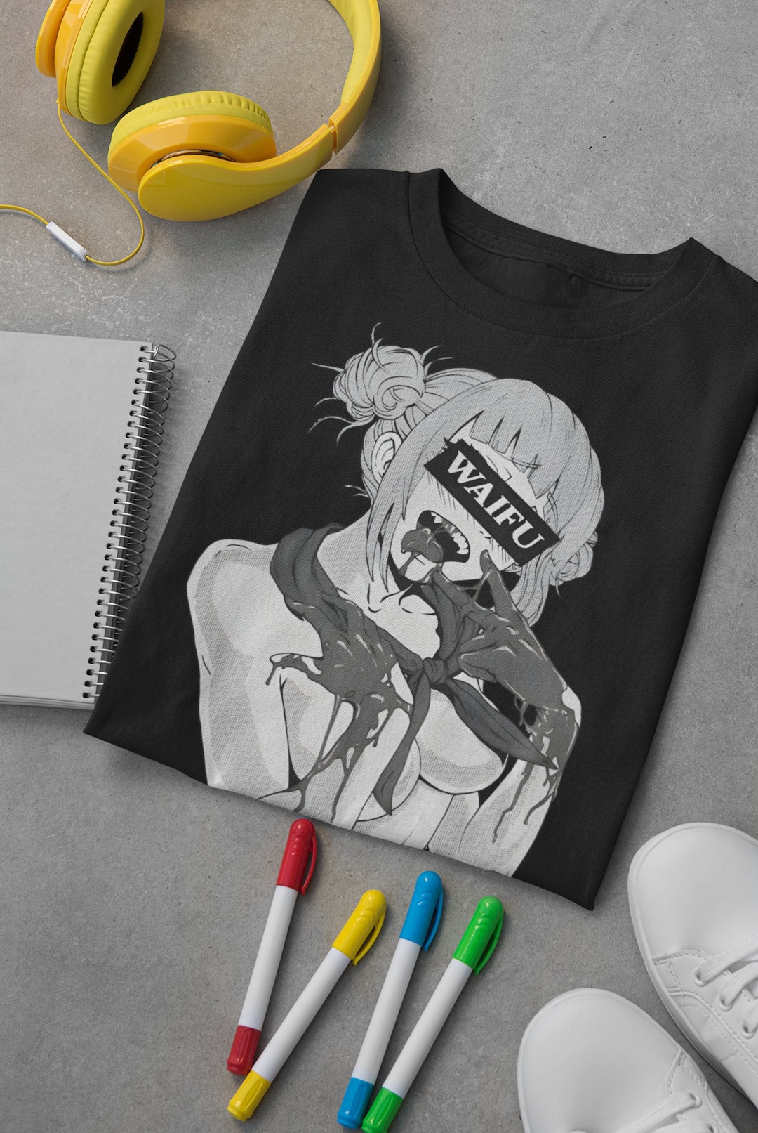 Waifu Material Anime Girl Unisex Graphic Tee - Etsy