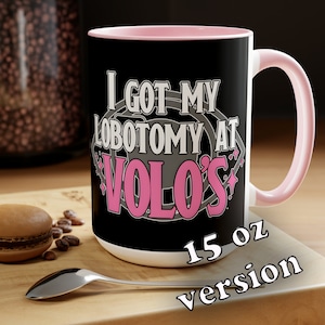 Lobotomy at Volo's Accent Coffee Mug, Baldur's Gate Mug, Gamer Mug - Etsy