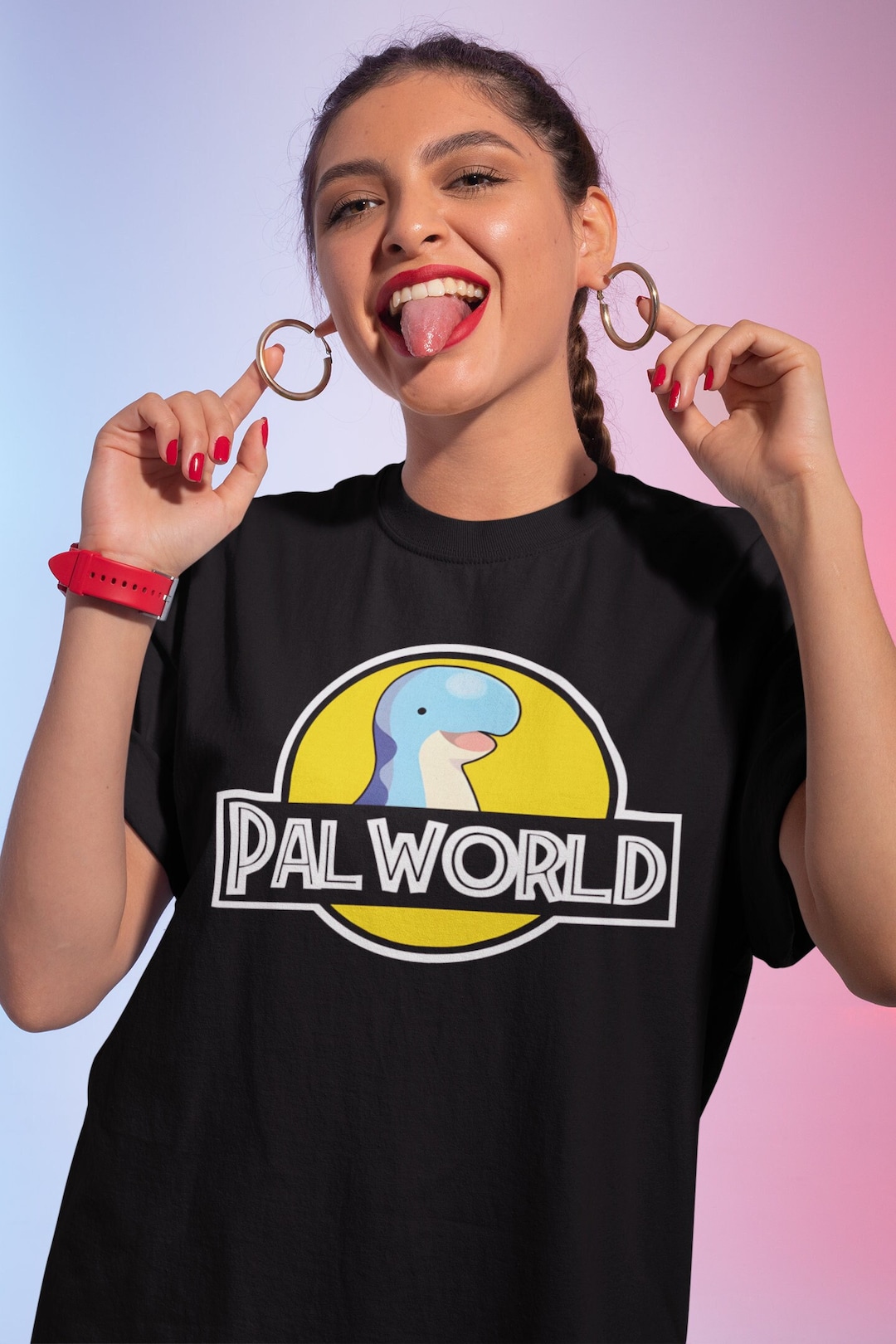 Pal Park Unisex Softstyle T-shirt, Dinosaur Tshirt, Monster Tee, Gamer ...