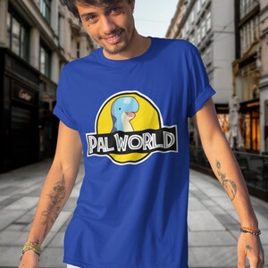 Pal World, Pal Park Unisex Softstyle T-shirt, Dinosaur Tshirt, Monster ...