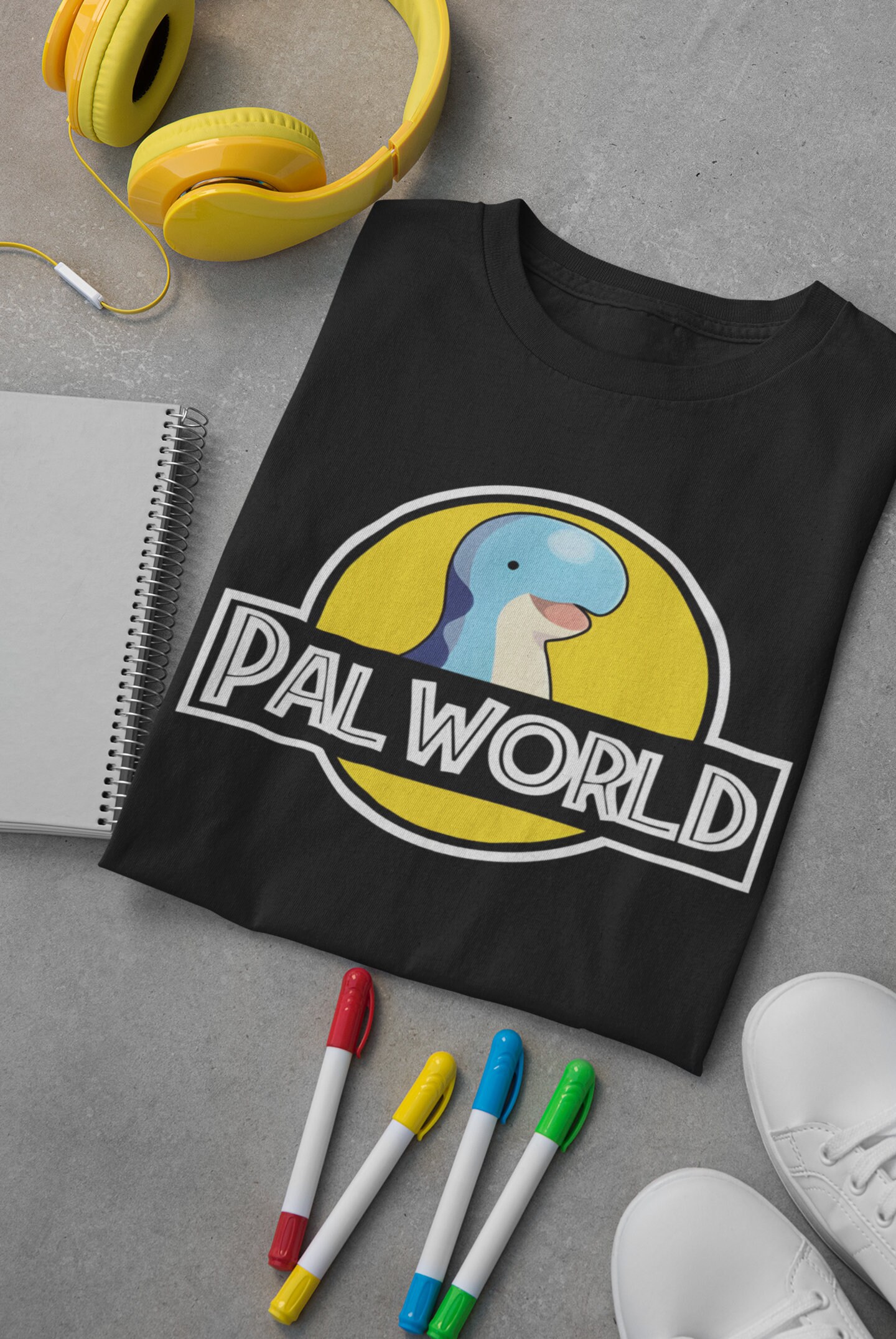 Pal World, Pal Park Unisex Softstyle T-shirt, Dinosaur Tshirt, Monster ...