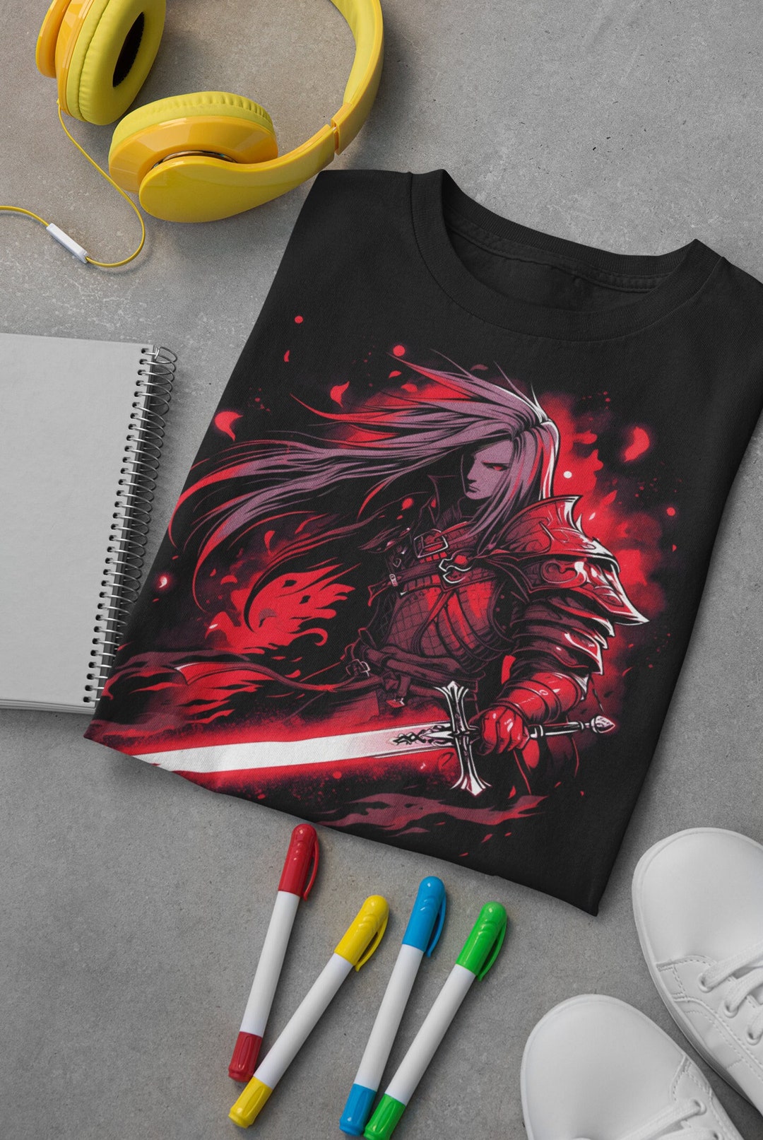 Seph Dark Energy Warrior Unisex Graphic Shirt, FF Tee, FFXIV, FF7 - Etsy