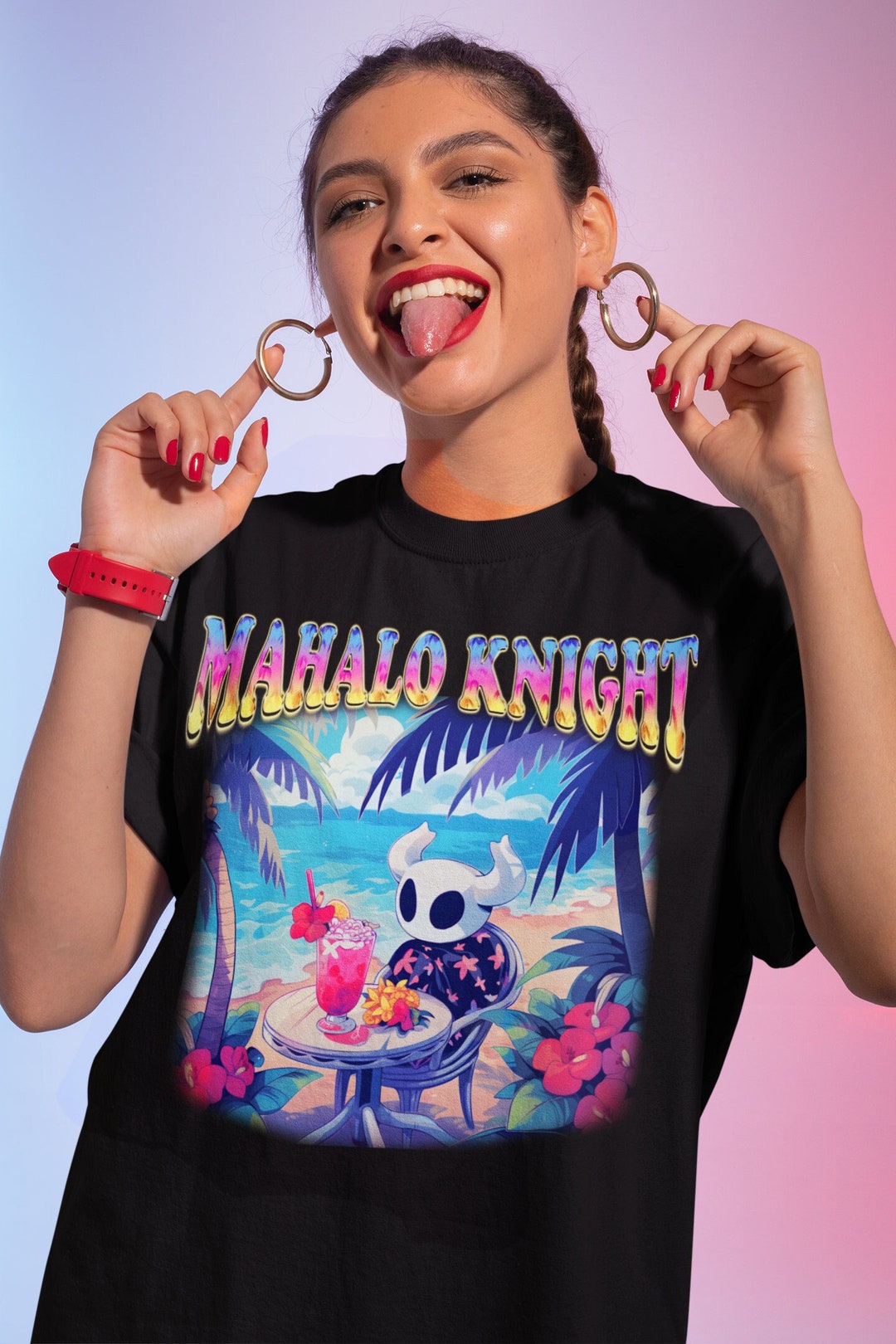 Mahalo Knight Unisex Graphic Shirt, Gaming Tee, Videogame Indie Shirt ...