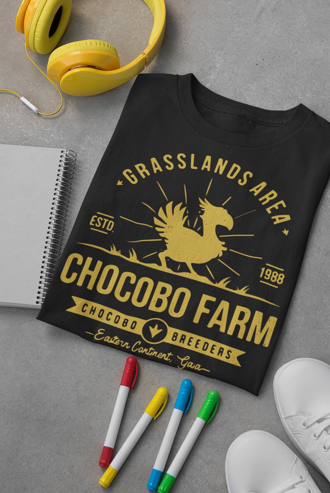 Choco Farm Unisex Graphic Tee, FF7 Shirt, Fantasy Shirt, JRPG Tshirt ...