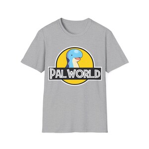 Pal World, Pal Park Unisex Softstyle T-shirt, Dinosaur Tshirt, Monster ...