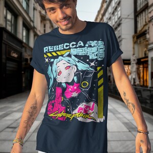 Edgerunners Rebecca Graffiti Unisex Graphic Shirt, Edge Runner Shirt ...