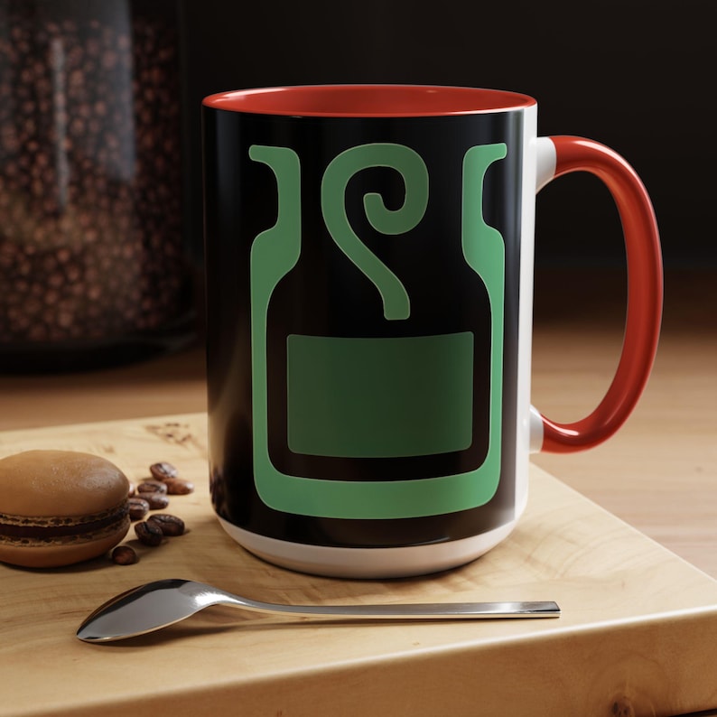 Potion Accent Black Coffee Mug, Mega Potion Mug, Monter Mug, Hunter Mug ...