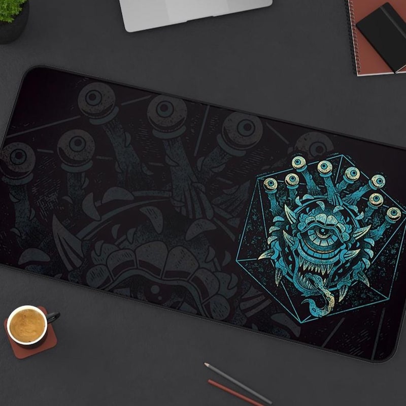 Gaming Mouse Pad Monsters - Etsy