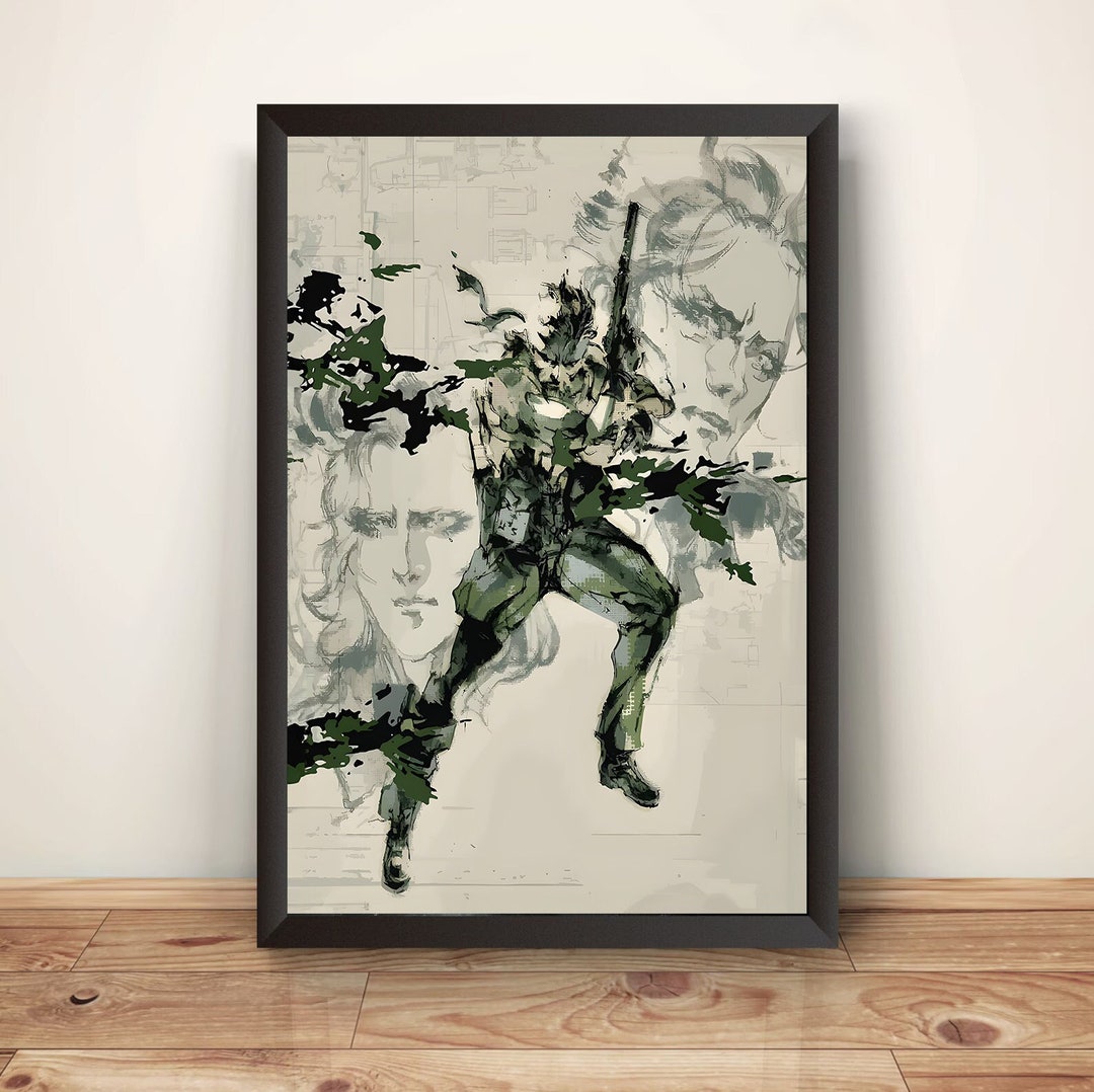 Metal Big Boss MGS War Premium Matte Vertical Poster Gaming Poster ...