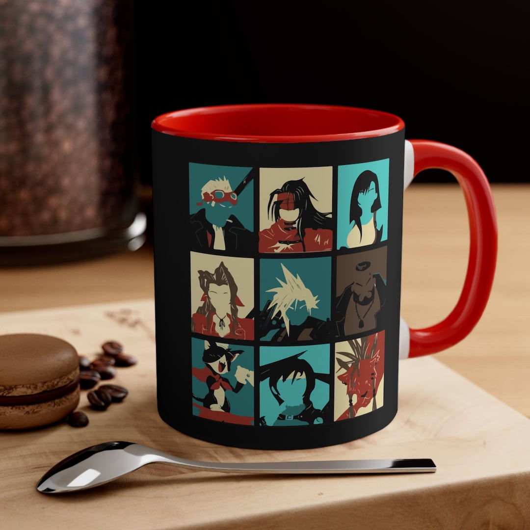 Fantasy Character Montage Accent Coffee Mug, FF Mug, FFXIV, FF7 Mug - Etsy
