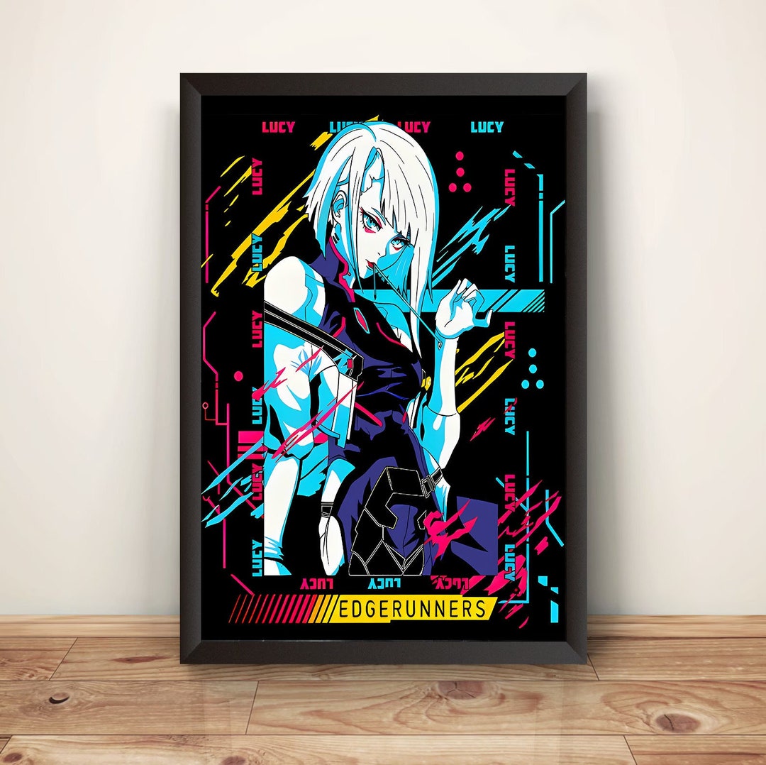 Edgerunners Neoncore Lucy Premium Matte Vertical Poster, Edgerunner ...