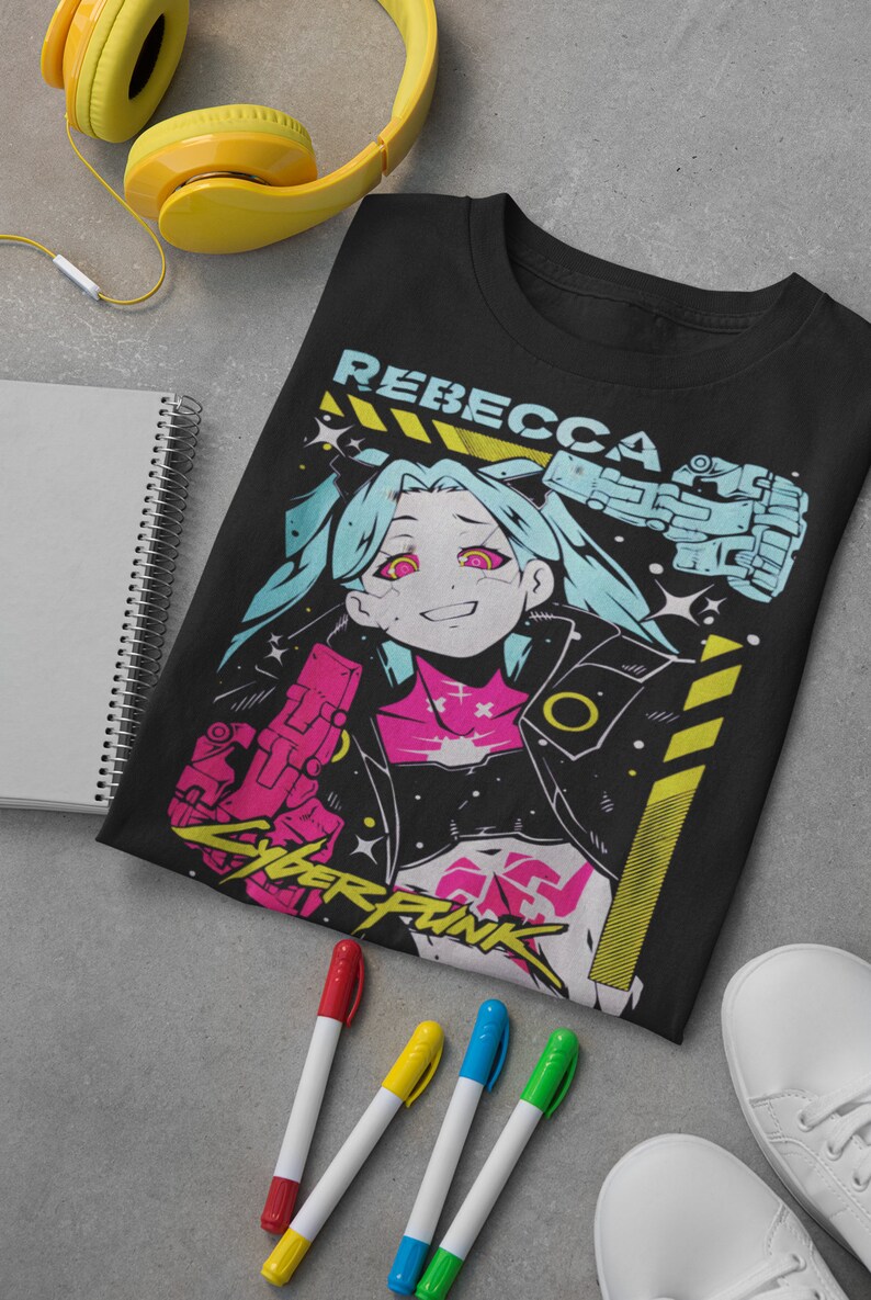 Edgerunners Rebecca Graffiti Unisex Graphic Shirt Edge Runner - Etsy