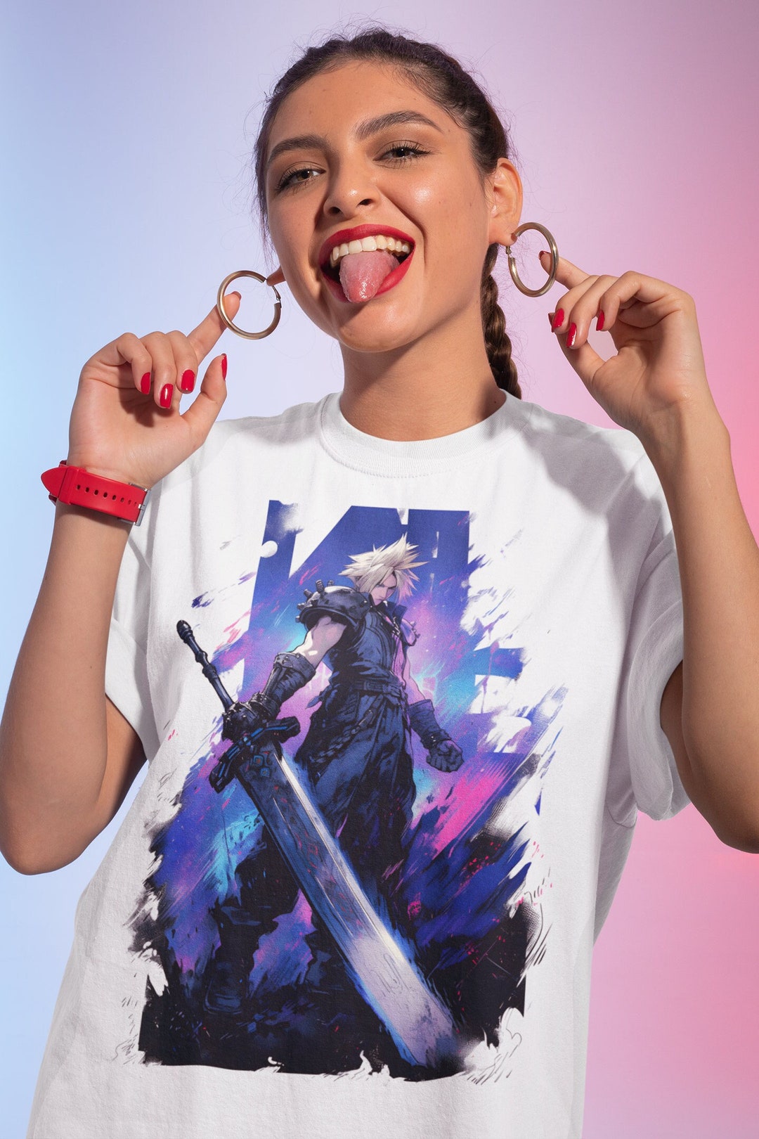 Warrior Cloud Unisex Graphic Tee, FF7 Shirt, Final Fantasy Tee, FF ...