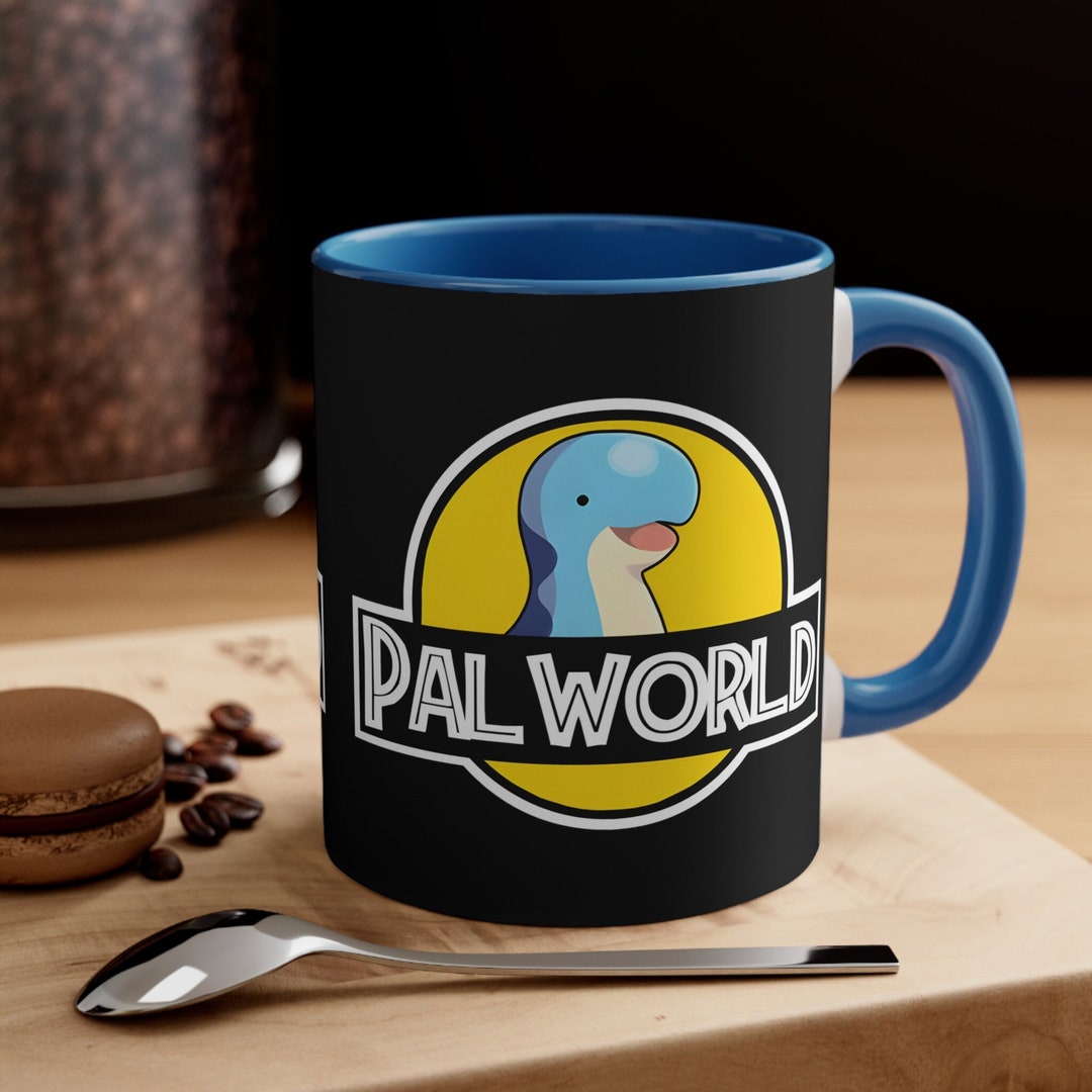 Pal Park Accent Coffee Mug, Dinosaur Mug, Monster Mug, Gamer Mug, Indie ...