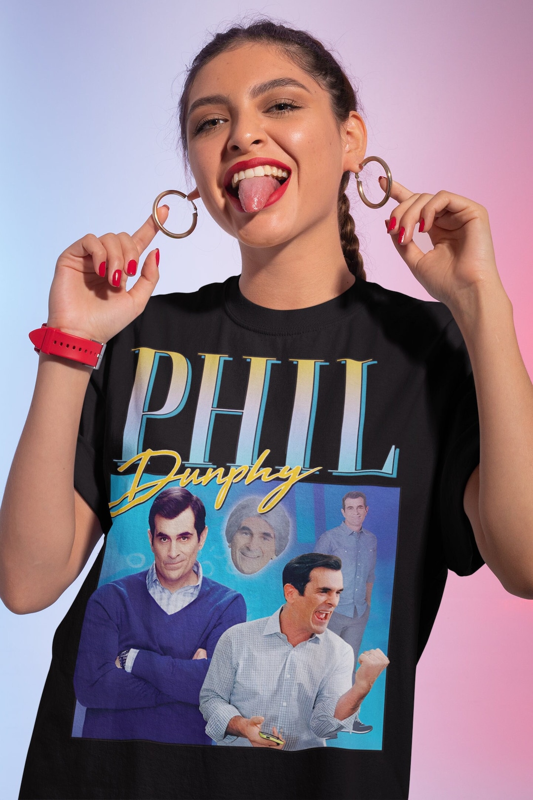 PHIL DUNPHY Homage Tshirt, Vintage Actor Shirt, Retro 80s Shirt ...