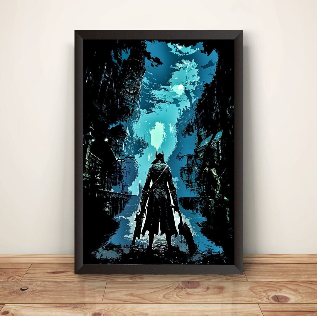 Bloodborne Hunt in Yharnam Artistic Version Premium Matte Vertical ...