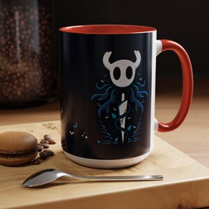 Hollow Knight Accent Coffee Mug, Indie Game Mug, Silksong Mug, Hornet ...