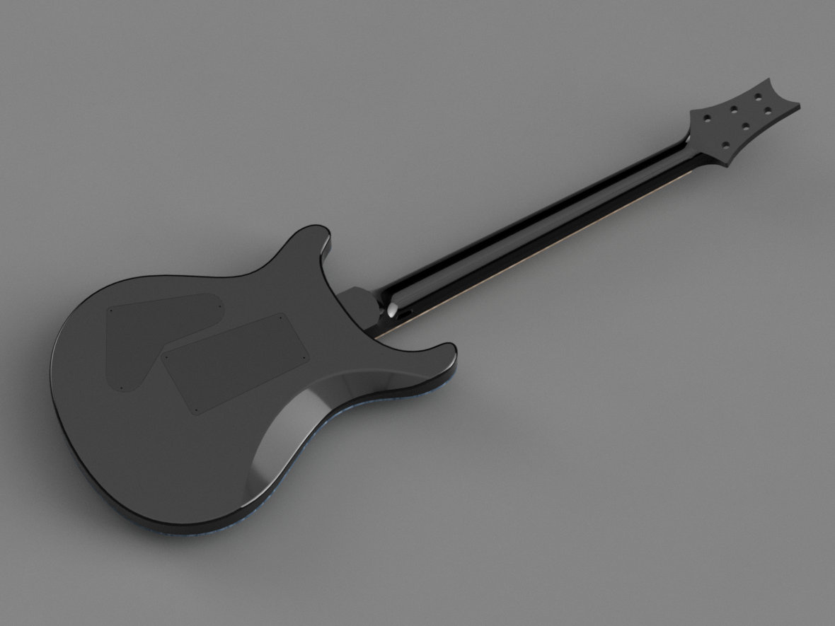 PRS Custom 24 Guitar CAD Model - Etsy