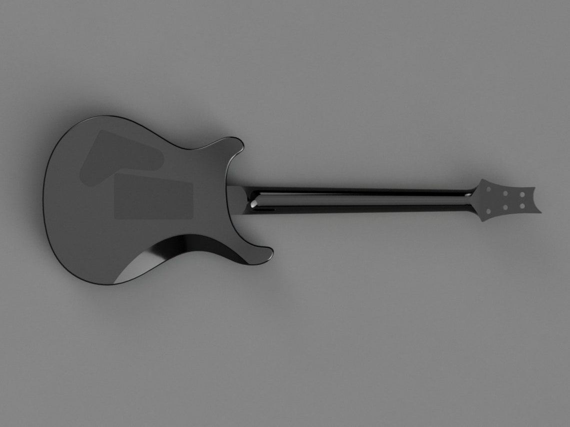 PRS Custom 24 Guitar CAD Model - Etsy