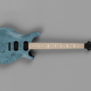 PRS Custom 24 Guitar CAD Model - Etsy