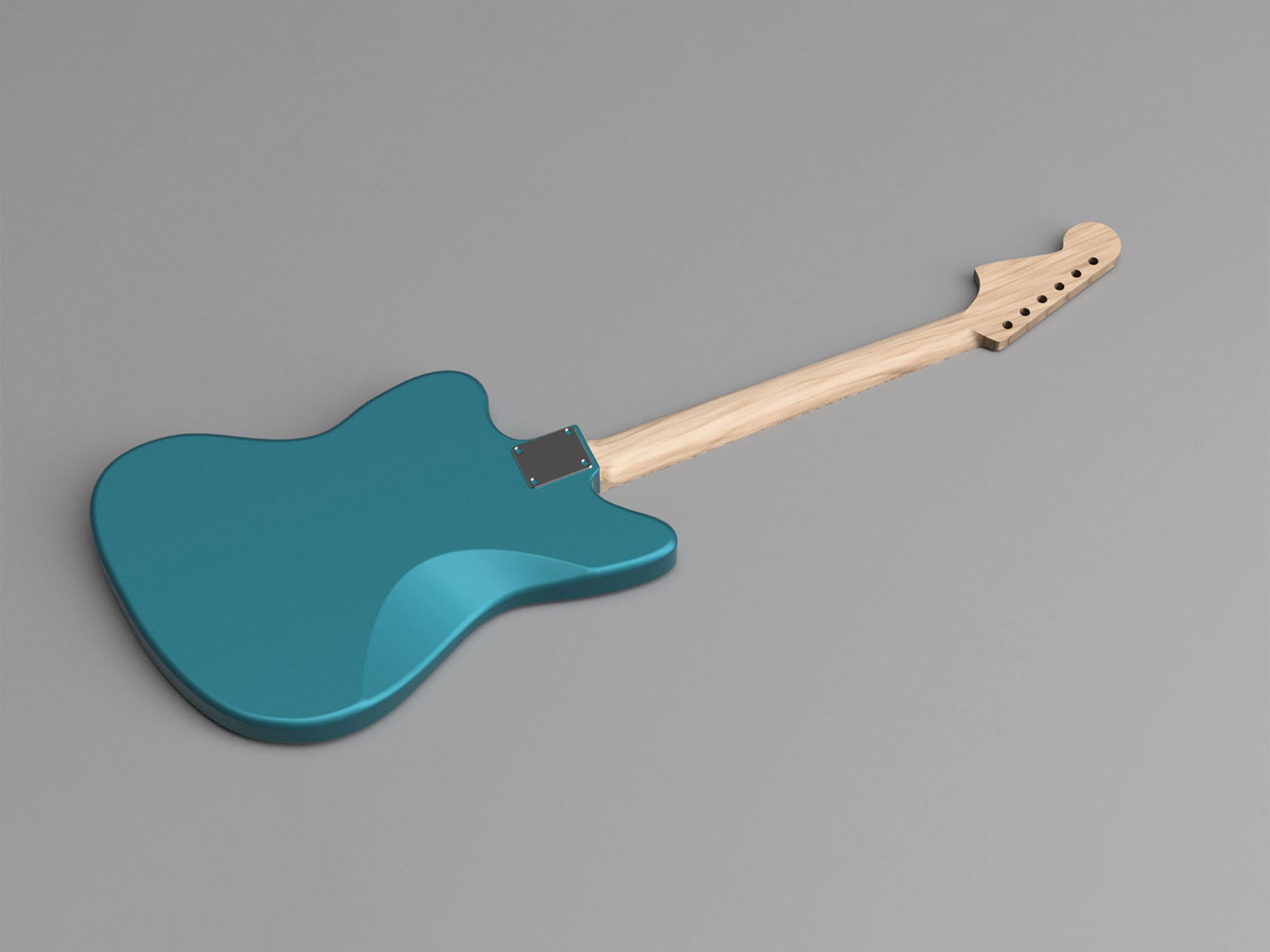 Fender Jazzmaster Guitar CAD Model - Etsy