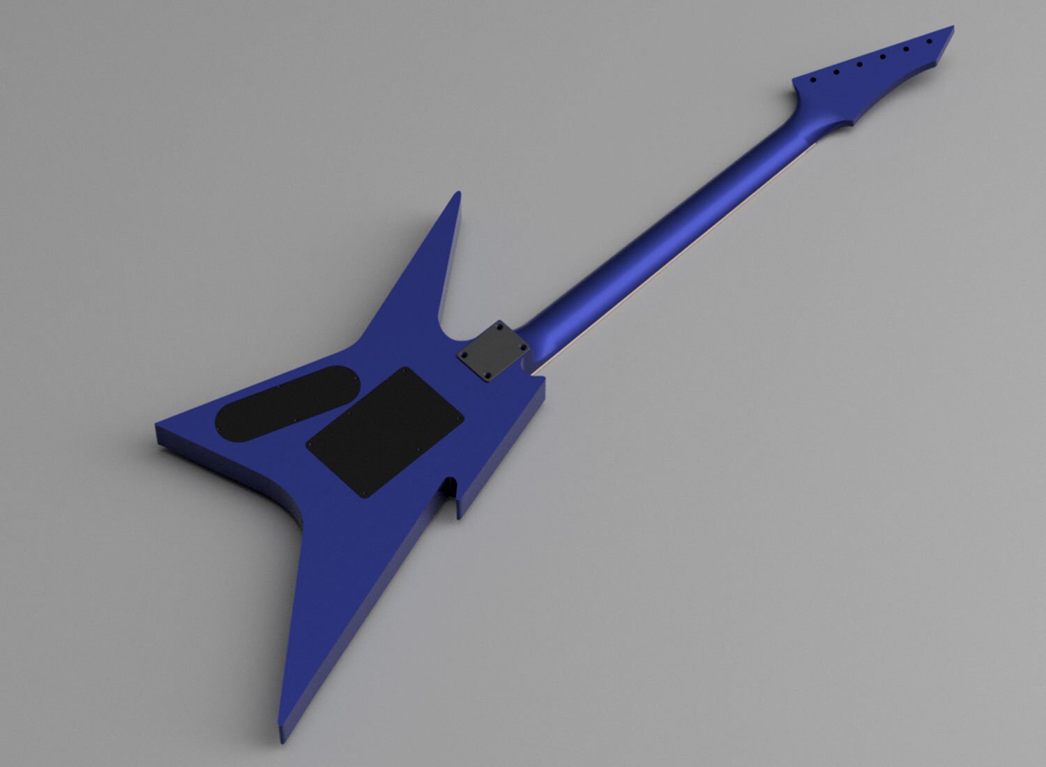 BC Rich Ironbird Guitar CAD Model - Etsy