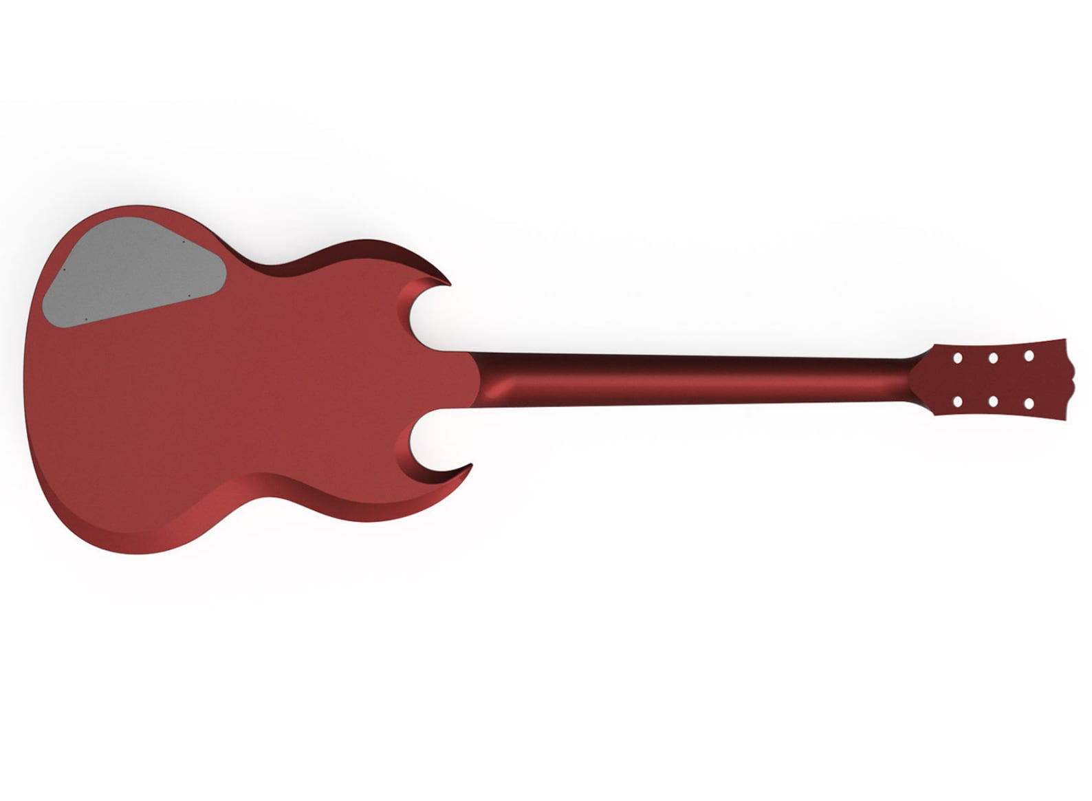 Gibson SG Standard Guitar CAD Model - Etsy