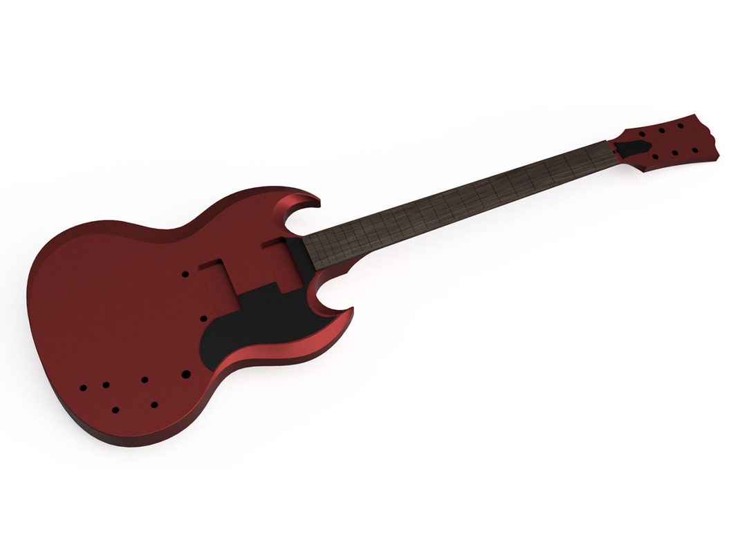 Gibson SG Standard Guitar CAD Model - Etsy