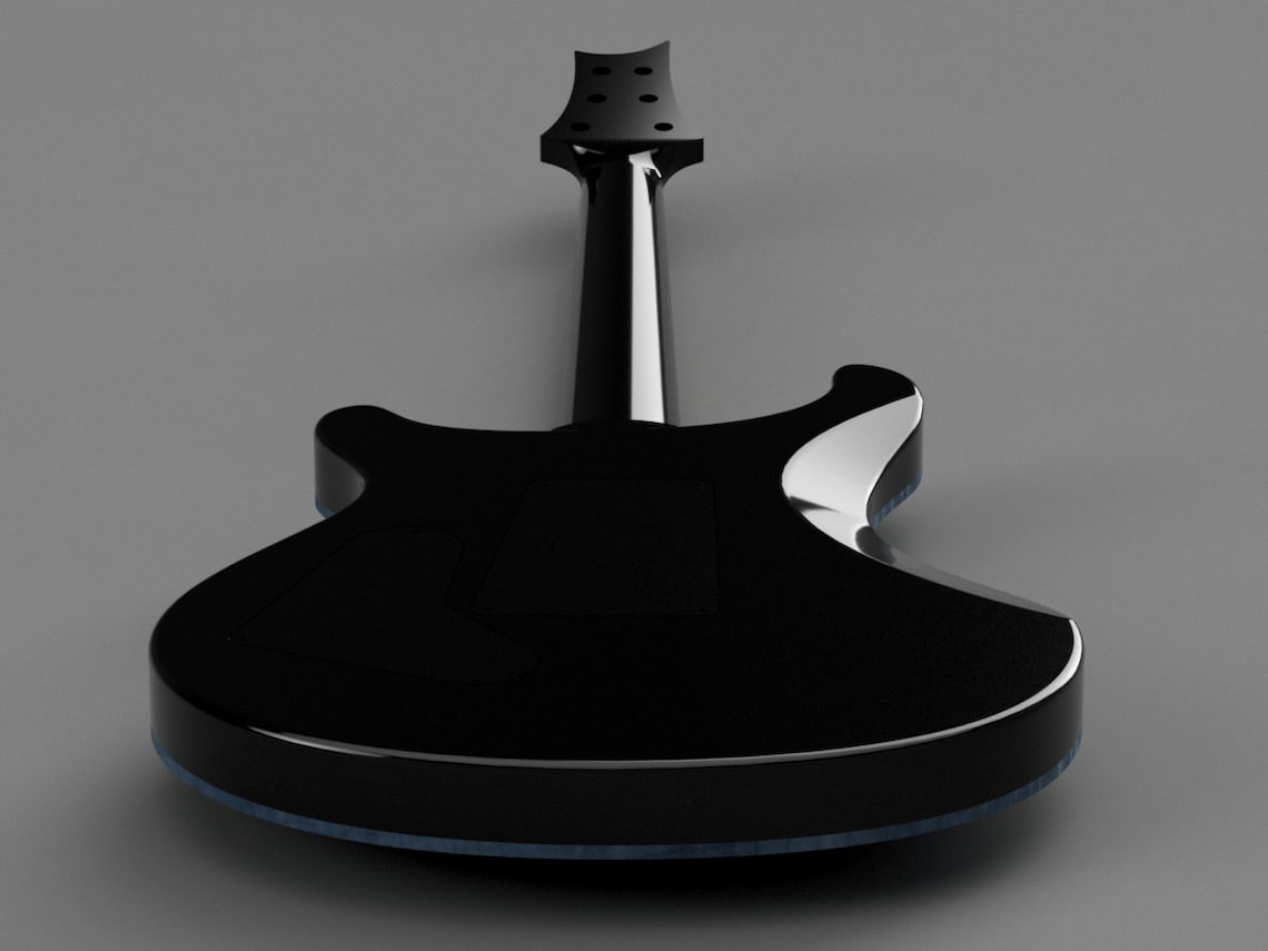 PRS Custom 24 Guitar CAD Model - Etsy