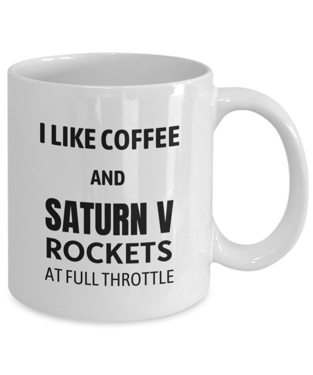 Rocket Mug, Astronaut Mug, Saturn V Rocket Coffee Mug, Rocket Scientist ...