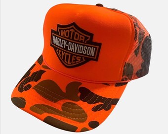 Harley Camo Hat - Etsy