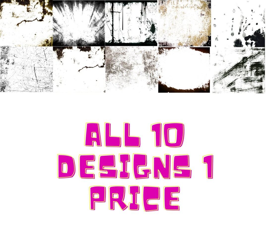 10 Design Bundle / Oil Stain With Transparent Background for 20oz ...