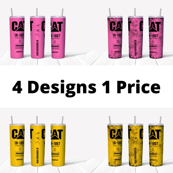 Cat Oil Filter Tumbler - Etsy