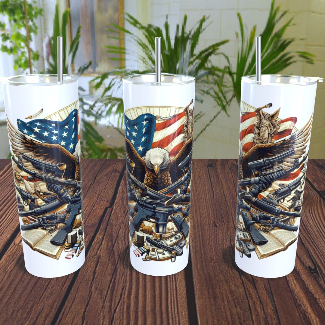 2nd Amendment / Eagle / Bullets and Gun / We the People / Transparent ...