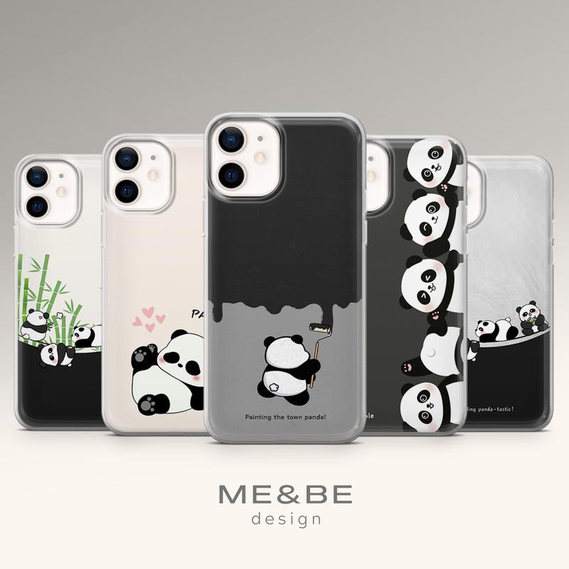iPhone 12 Pro Panda Case - Etsy
