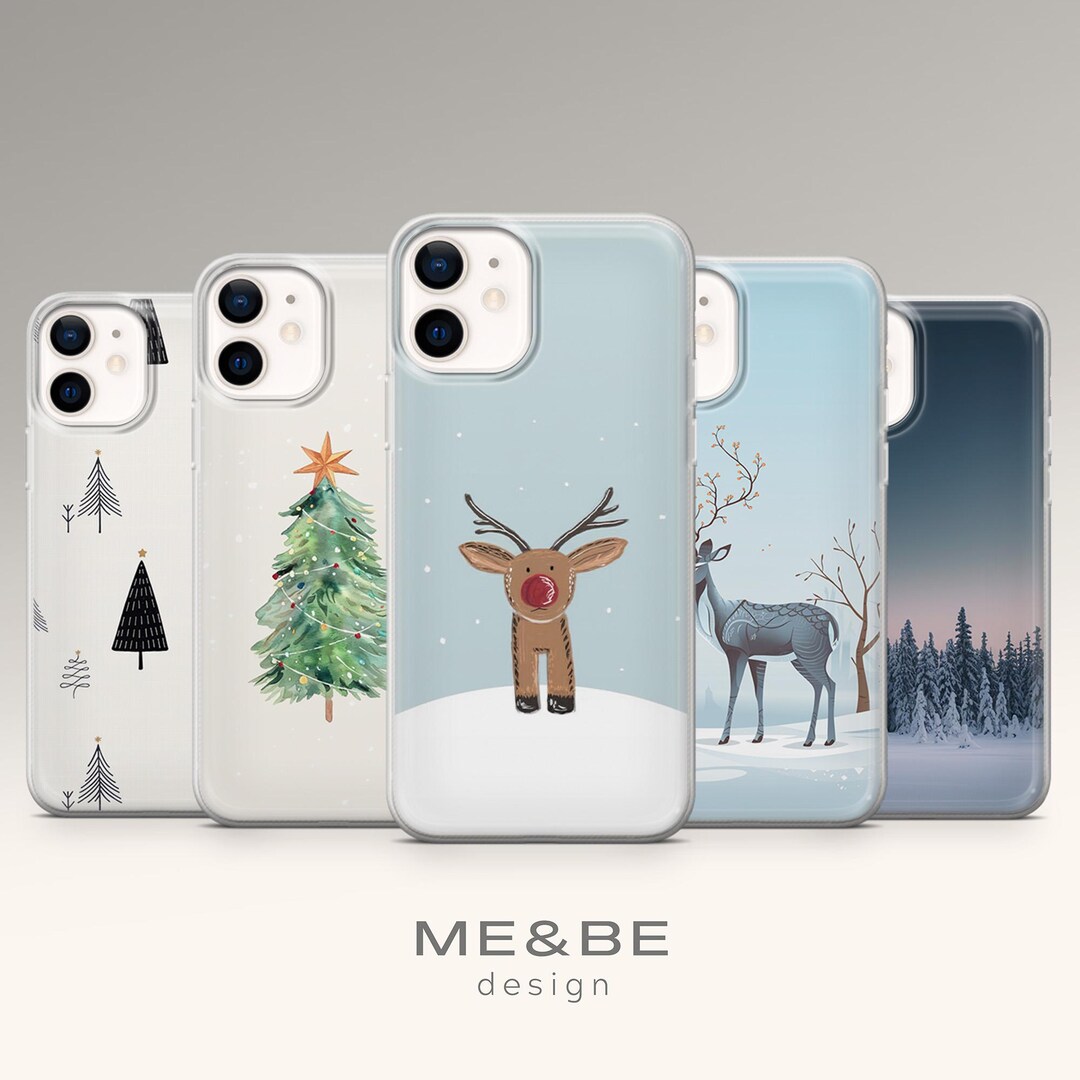 Light Christmas Phone Case Aesthetic Winter Cover for iPhone 16 Pro, 15 ...